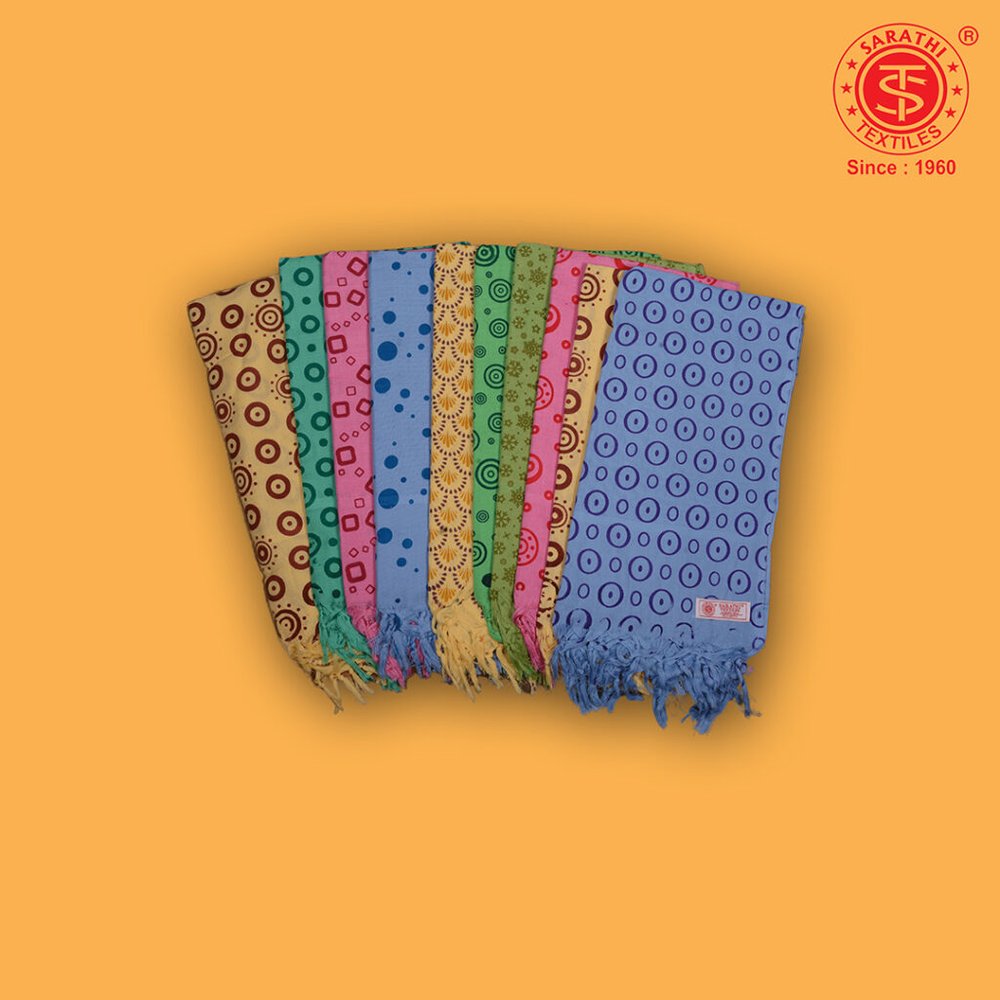 Nice Matty - Pure Cotton Color Printed Towel - Sarathi Textiles